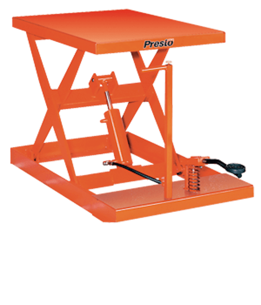 Presto Lifts Light-Duty Manual Scissor Lift Table XF36-20 - XF36 Series ...