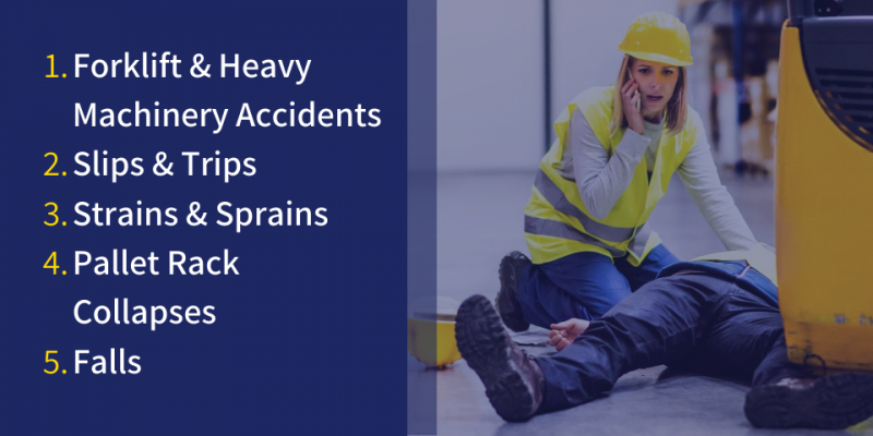 5 Most Common Warehouse Injuries | T.P. Supply Co