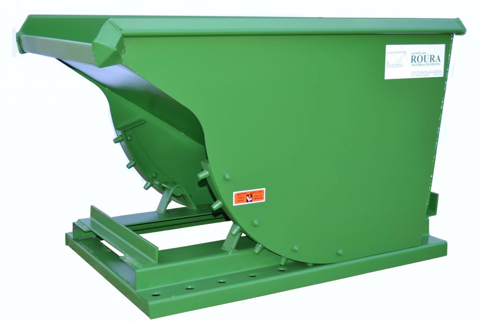 DURABLE 1/2 YD ROURA SELF-DUMPING HOPPER - T.P. Supply Company, Inc.