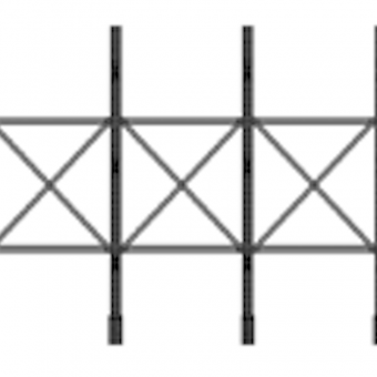 Horizontal brace Type 1 for columns 48" c/c - T.P. Supply Company, Inc.