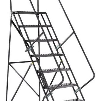 15 Step - Steel Warehouse Rolling Ladder - T.P. Supply Company, Inc.