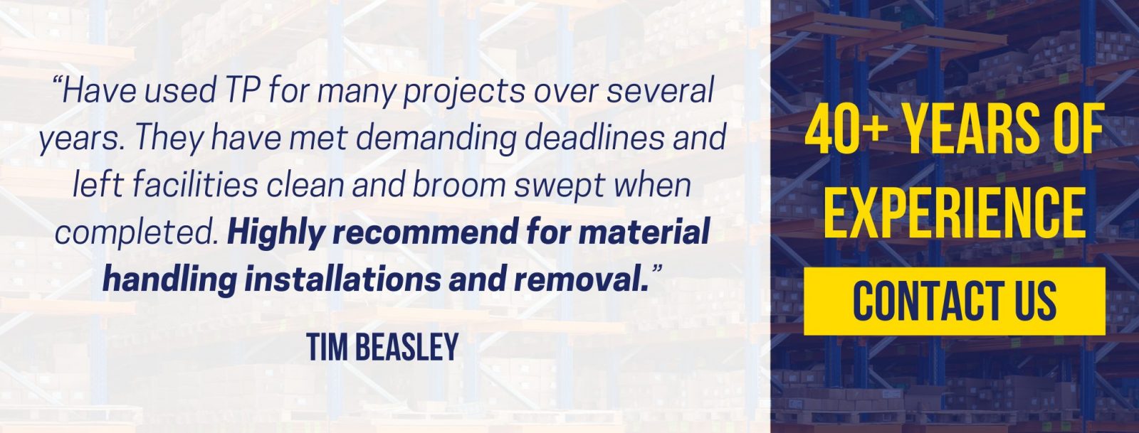 Industrial Storage, Shelving & Pallet Racks | TP Supply Co.