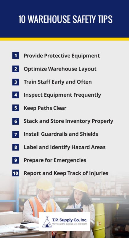 Top 10 Warehouse Safety Tips | T.P. Supply Company